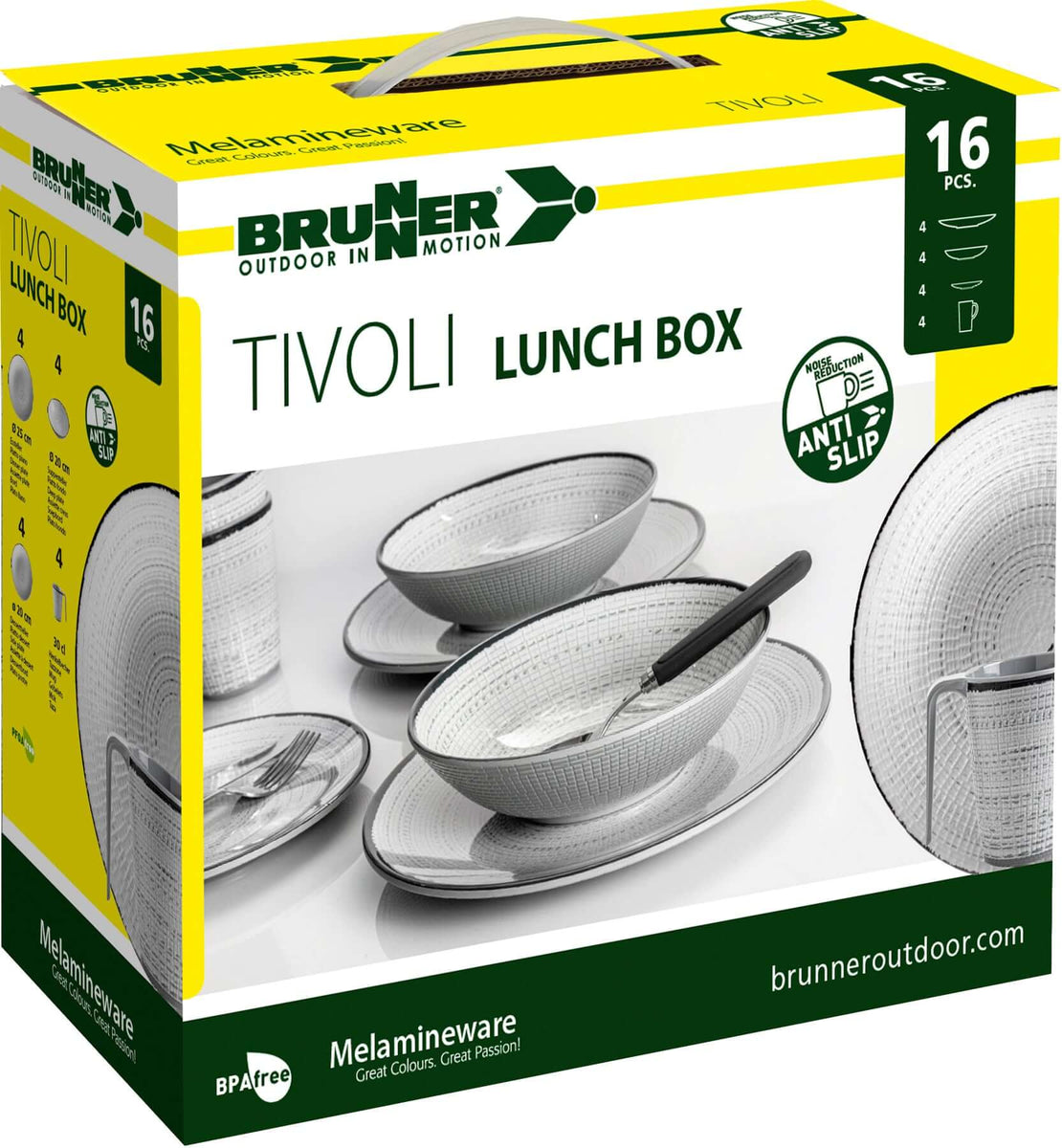 Set stoviglie da campeggio Brunner Lunch Box Tivoli