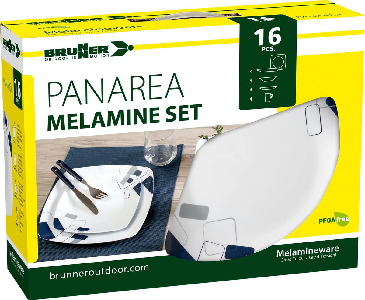 Set Piatti Brunner Melamine Panarea - Campeggio Familiare