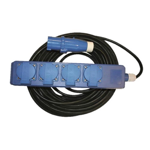 Prolunga 220V quattro prese lunghezza 20m