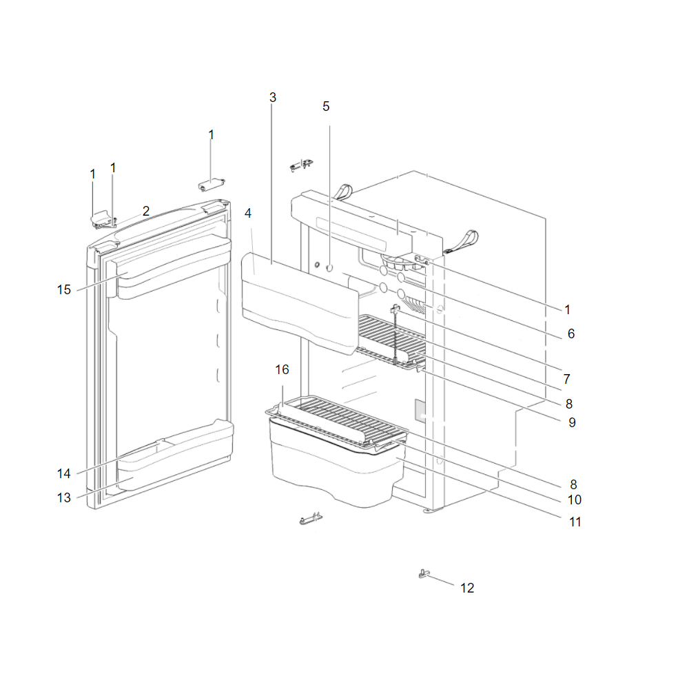 Ricambi frigorifero Thetford N3112
