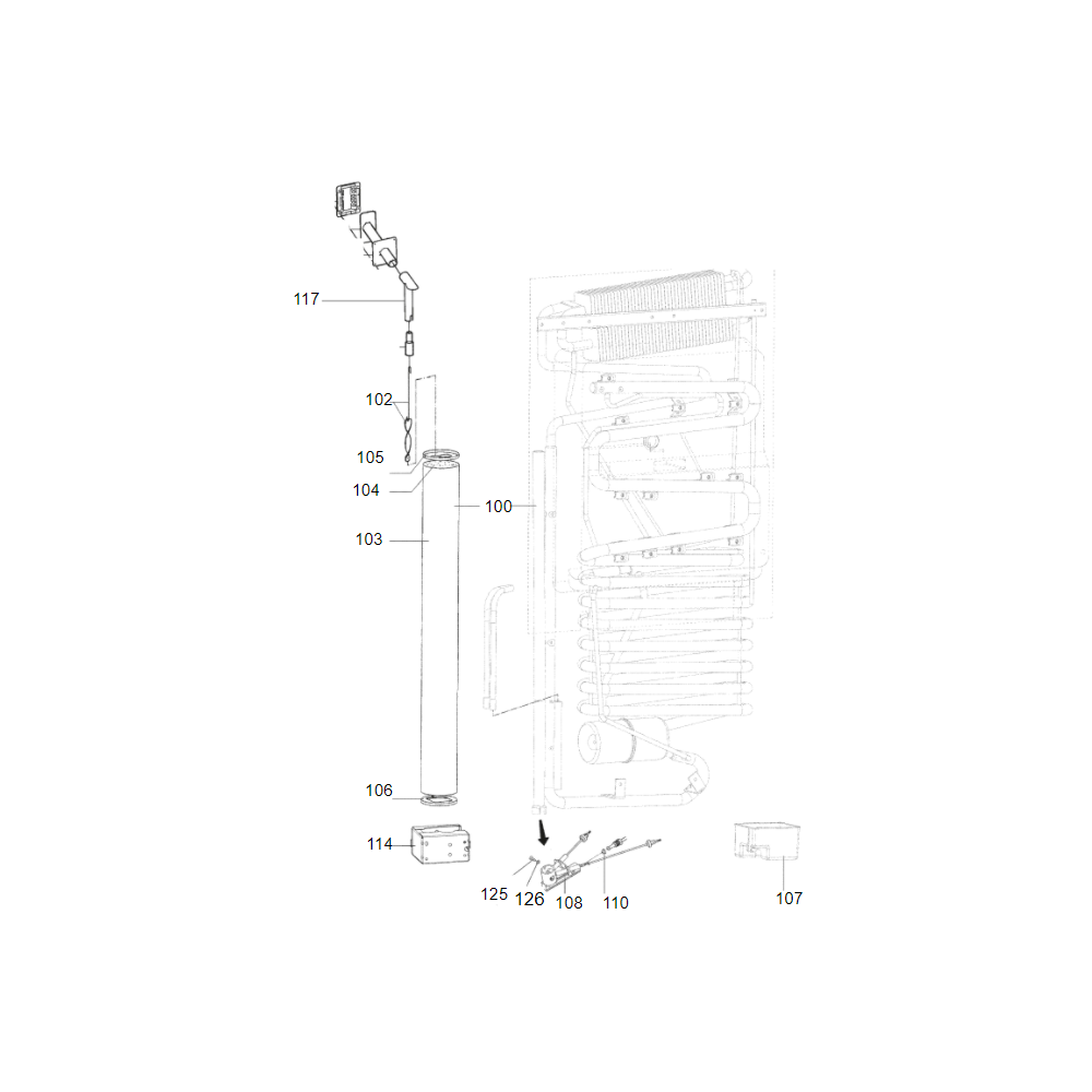 Ricambi frigo Dometic serie 8 mod.RMD 8551 Sx - Refrigerante