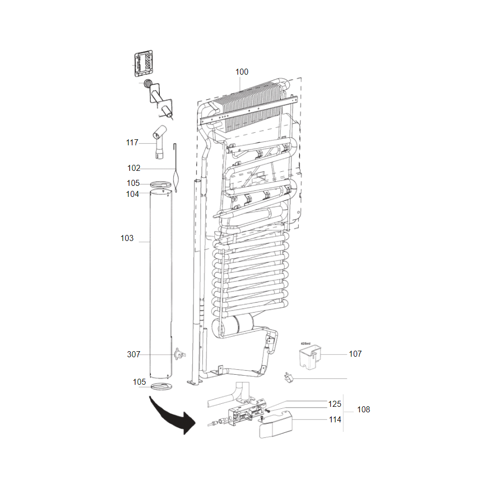 Ricambi frigo Dometic serie 9 Rmf 8505 Dx - Refrigerante