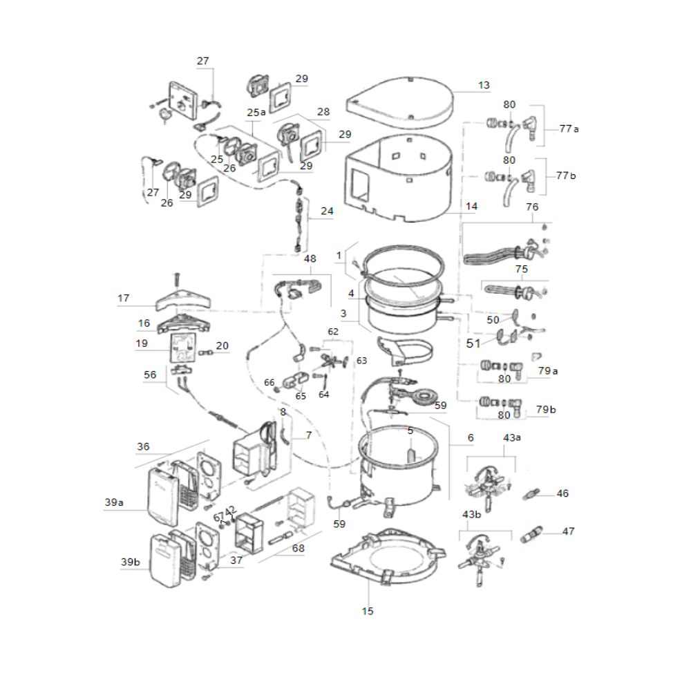 Ricambi boiler Truma mod.B10-b10s-b14-bn10-bn14