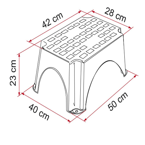 Step gradino Fiamma con antisdrucciolo